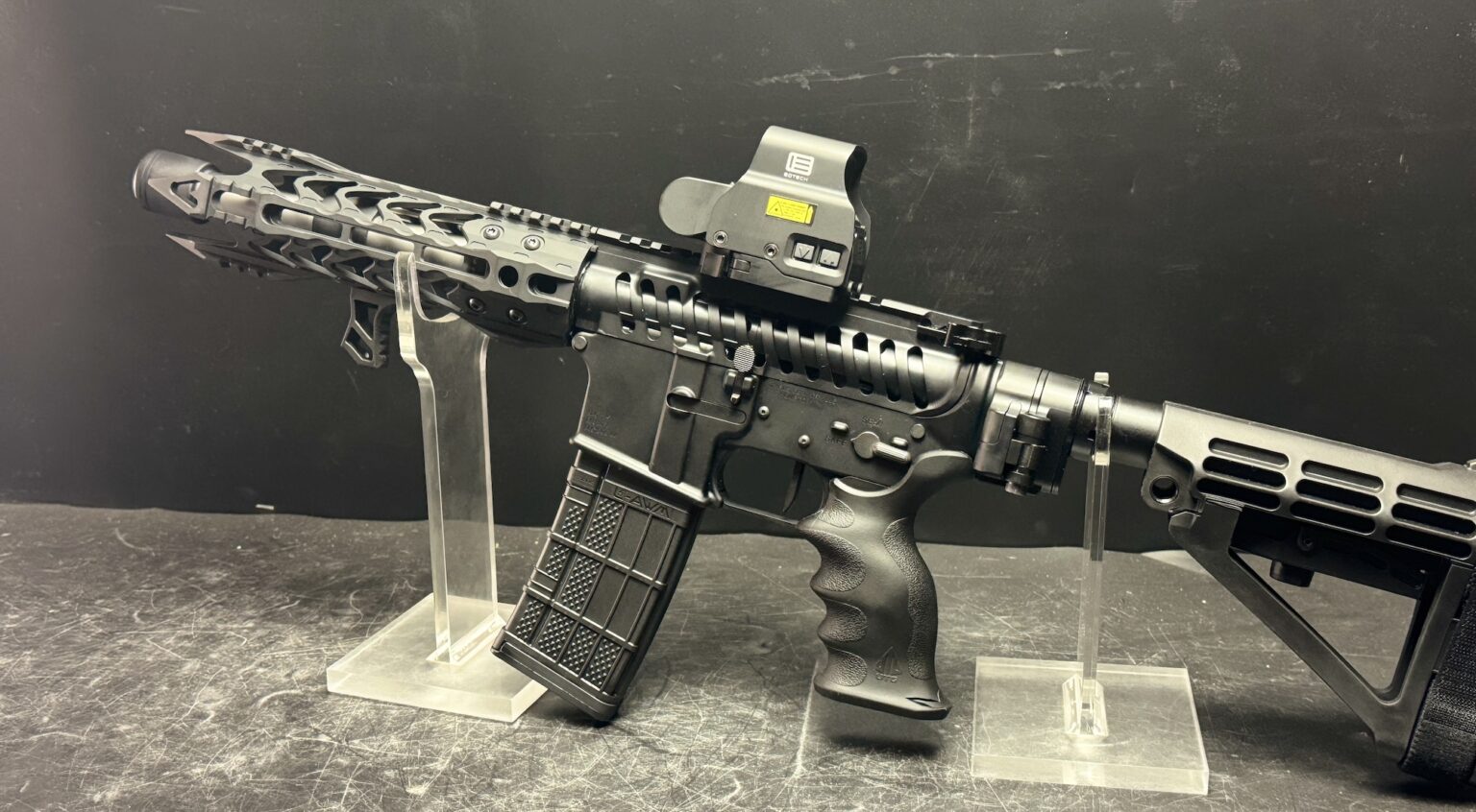 458 SOCOM Elite Micro Folding 8″ AR-15 Pistol - Myrls Country