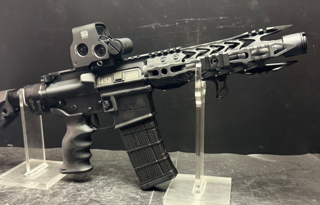 458 SOCOM Elite Micro Folding 8″ AR-15 Pistol - Myrls Country